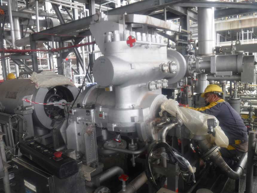 IRPC, 2022,On-site service for Major Overhaul of 52K001-K01 Steam ...